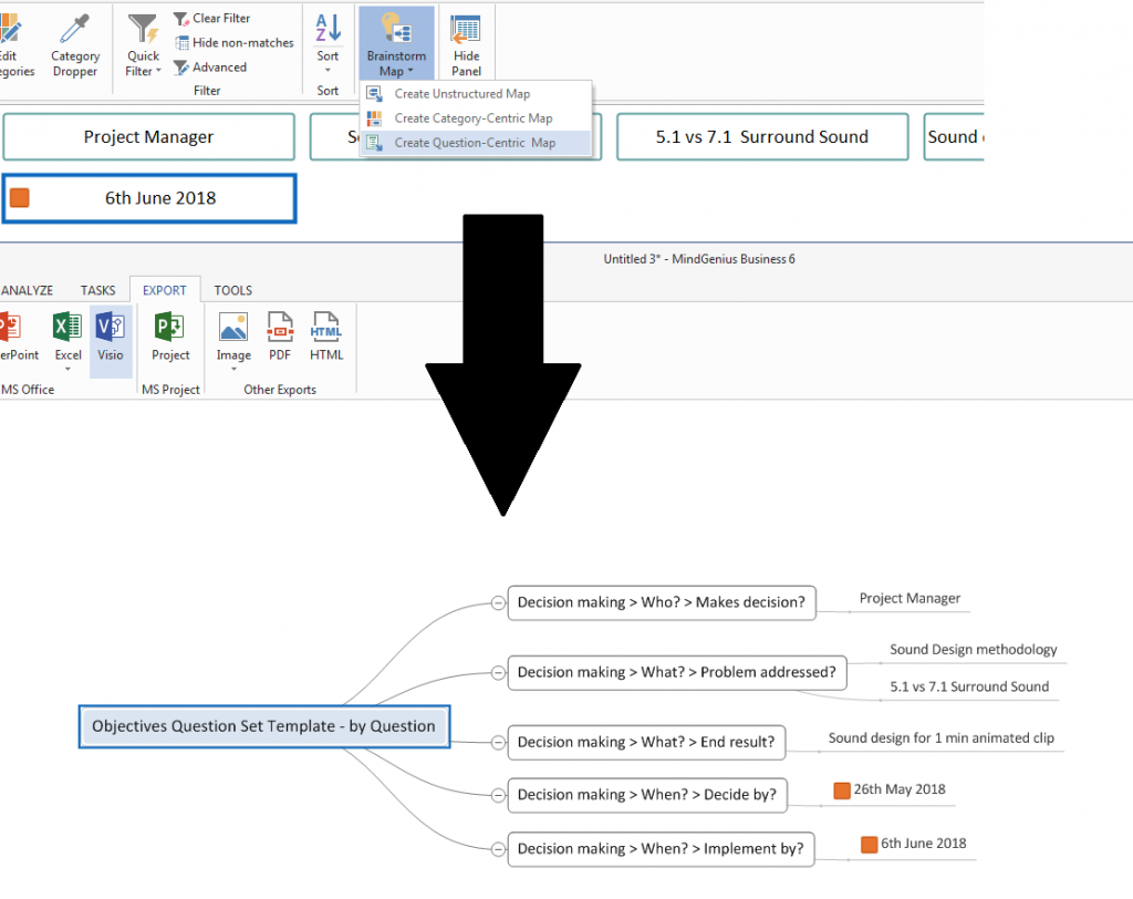 How to use the Question Sets in MindGenius – Assistive Technolgy (AT) Workshop Blog
